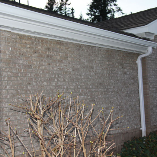 6" Colonial and high volume downpipes - Kymar Gutters Inc.